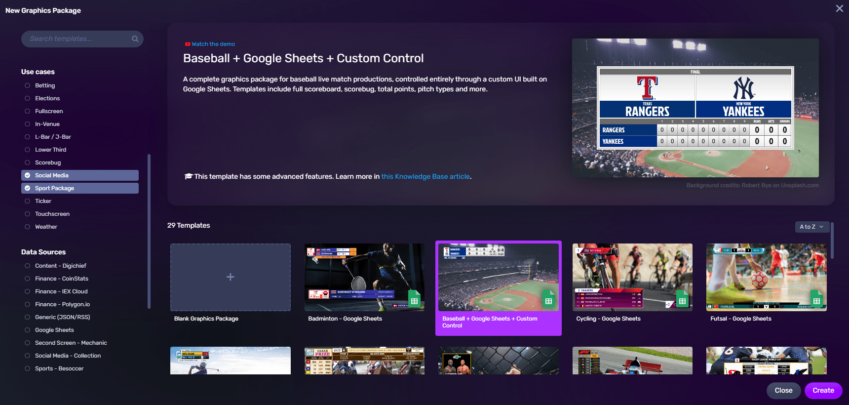 Vizrt reveals free library of HTML5 graphics templates for Viz Flowics ...