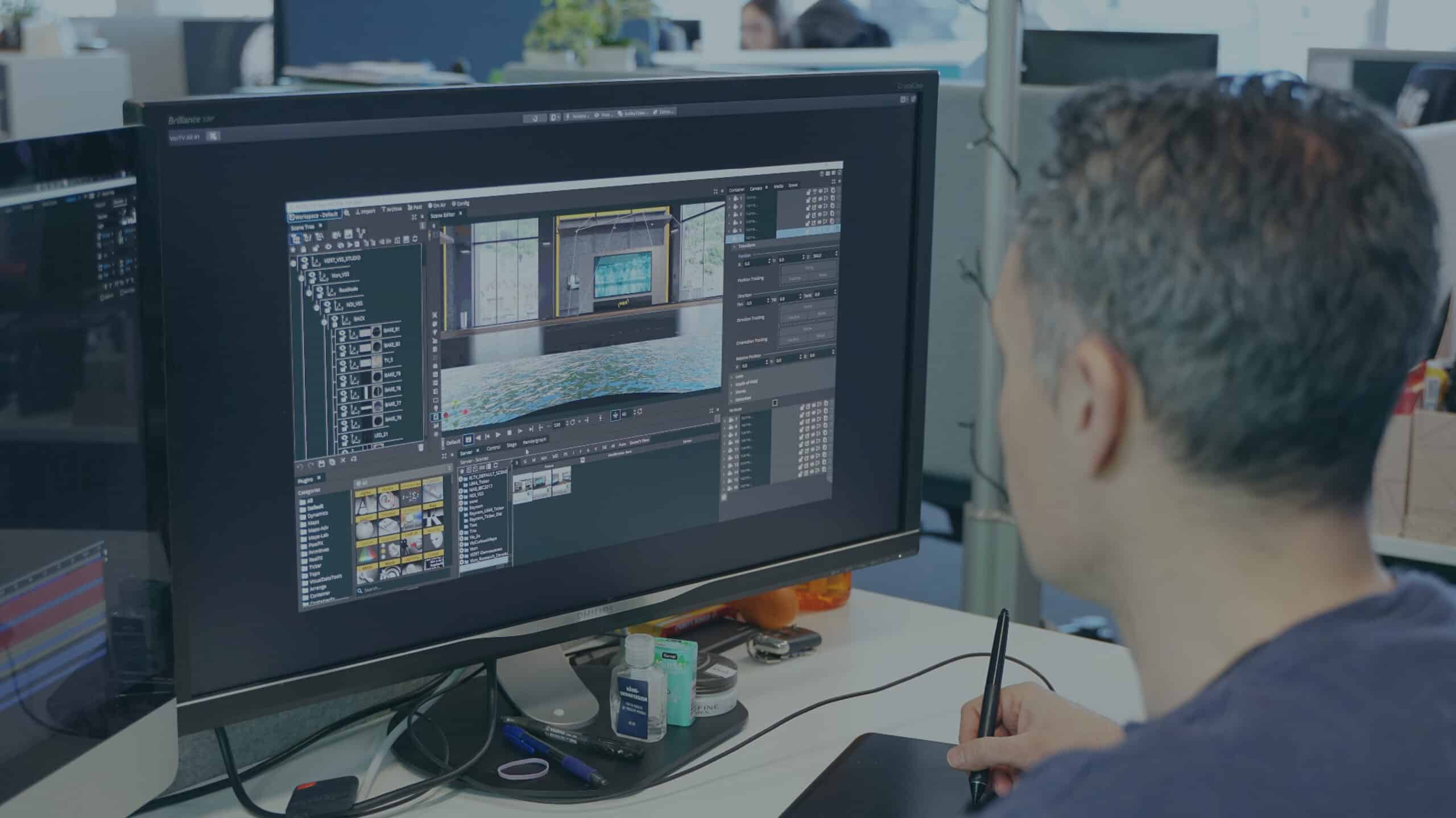 Production control graphics - Vizrt