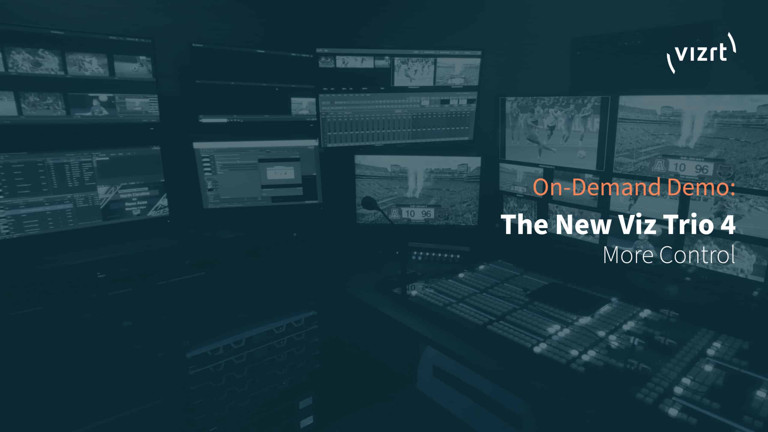 Everything you need to know about the new Viz Trio 4 in one demo - Vizrt